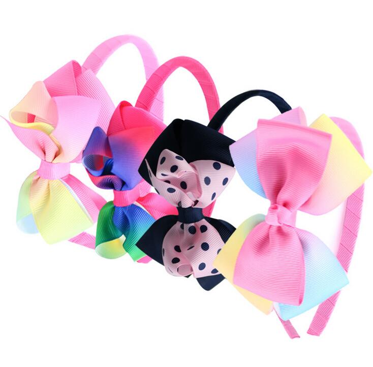 JoJo Siwa Styled Funky Headband – Rainbow Bow – HB003 | Jojostyle.co.nz